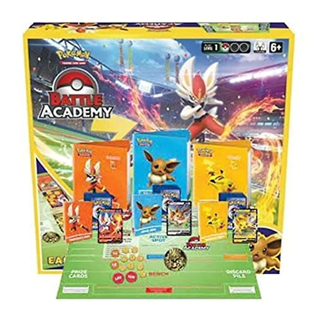 Pokemon TCG #80906 Battle Academy 2022 Deck Set - (3 Decks) 180 Total Cards