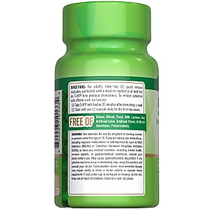Nature's Truth 5HTP 200mg Capsules | 50 Count | 5 Hydroxytryptophan | Non-GMO & Gluten Free Supplement