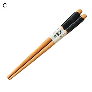 1 Pair Wood Chopsticks Easy To Clean BPA Free Great Smooth Finish Wooden Chopsticks 18cm C