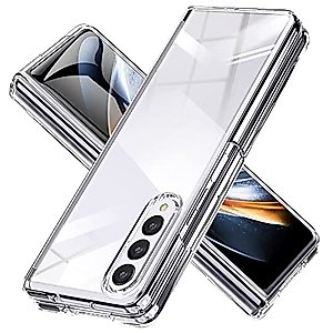 RLUYIDIKS for Samsung Galaxy Z Fold3 Case,Slim Hard PC Clear Protective Case,Wireless Charging Compatible 7.6inch Lightweight Slim Protective Case for Samsung Galaxy Z Fold 3 5G,Clear RUS02-08 CP