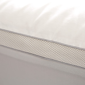 Grandeur Collection Powernap Cotton Top Celliant Fiber Blend Mattress Pad - White Cal King