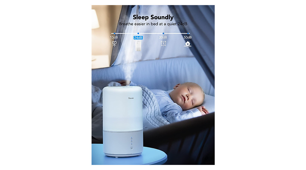 Govee Smart WiFi Humidifier with Alexa Control & Auto Humidity
