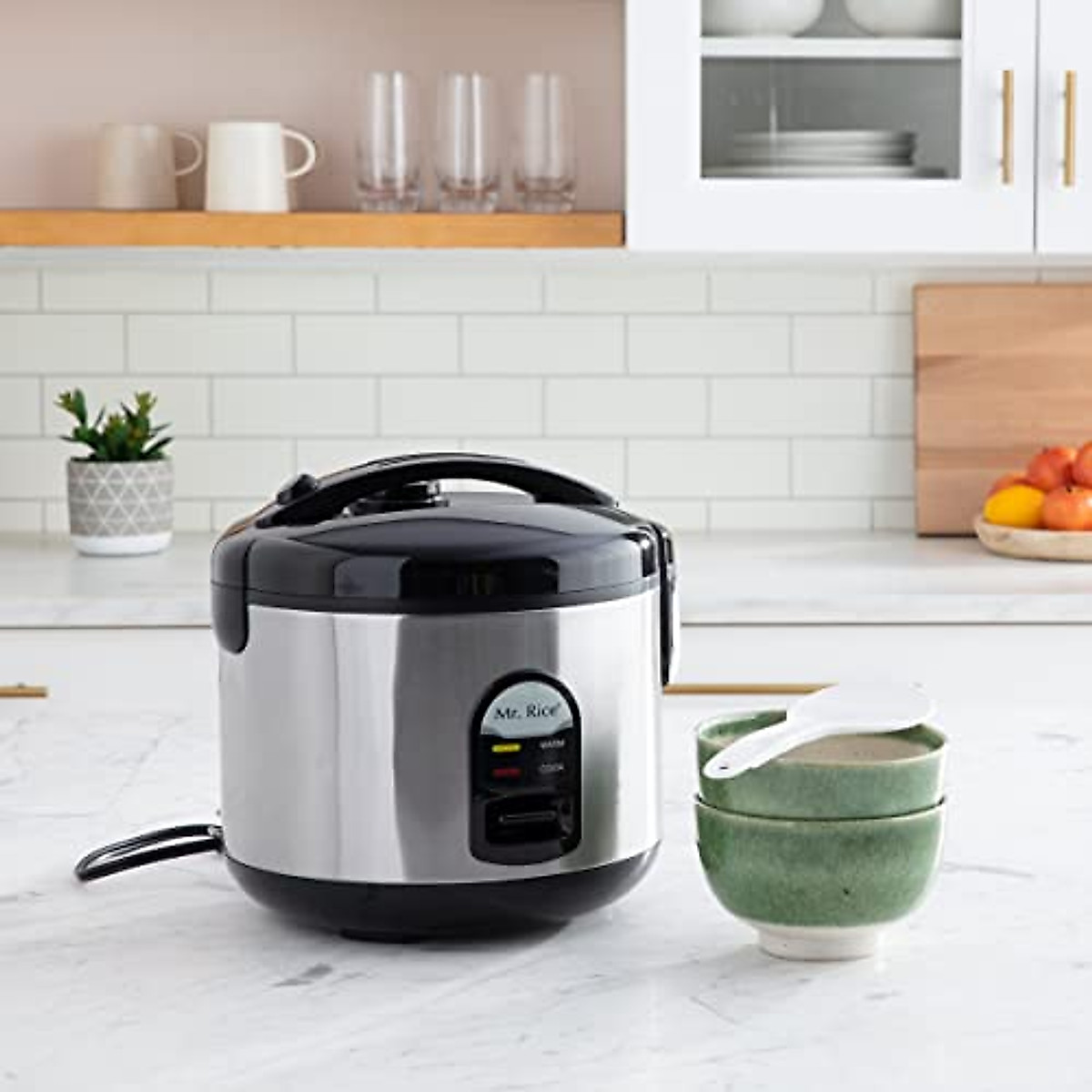 6 Cups Rice Cooker with Stainless Body