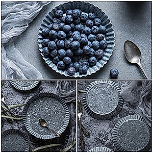 Cabilock Cutlery Tray Galvanized Serving Tray Round Farmhouse Rustic Serving Platter Fruit Food Breakfast Coffee Cupcake Dinner Tray for Kitchen Dining Room Jewlery Tray