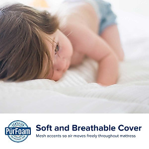 Perfect Cloud Made in The USA Elegance Plush Gel-Infused 12-inch Memory Foam Mattress - Pressure Relieving - Bed-in-a-Box (California King)