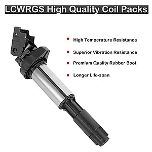 Set of 8 Ignition Coil Packs for 4.4L 4.8L V8 BMW X5 650i 645Ci 550i 545i 750i 745i 750Li 745Li Z4 2002 2003 2004 2005 2006 2007 2008 2009 Coils 4.4 4.8 OE# UF522 12131712219