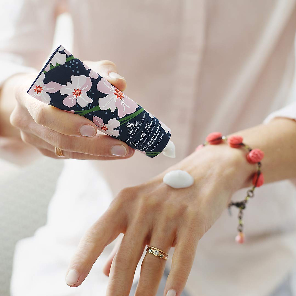 Soap & Paper Factory Vanilla Fleur Hand Cream, 1 oz