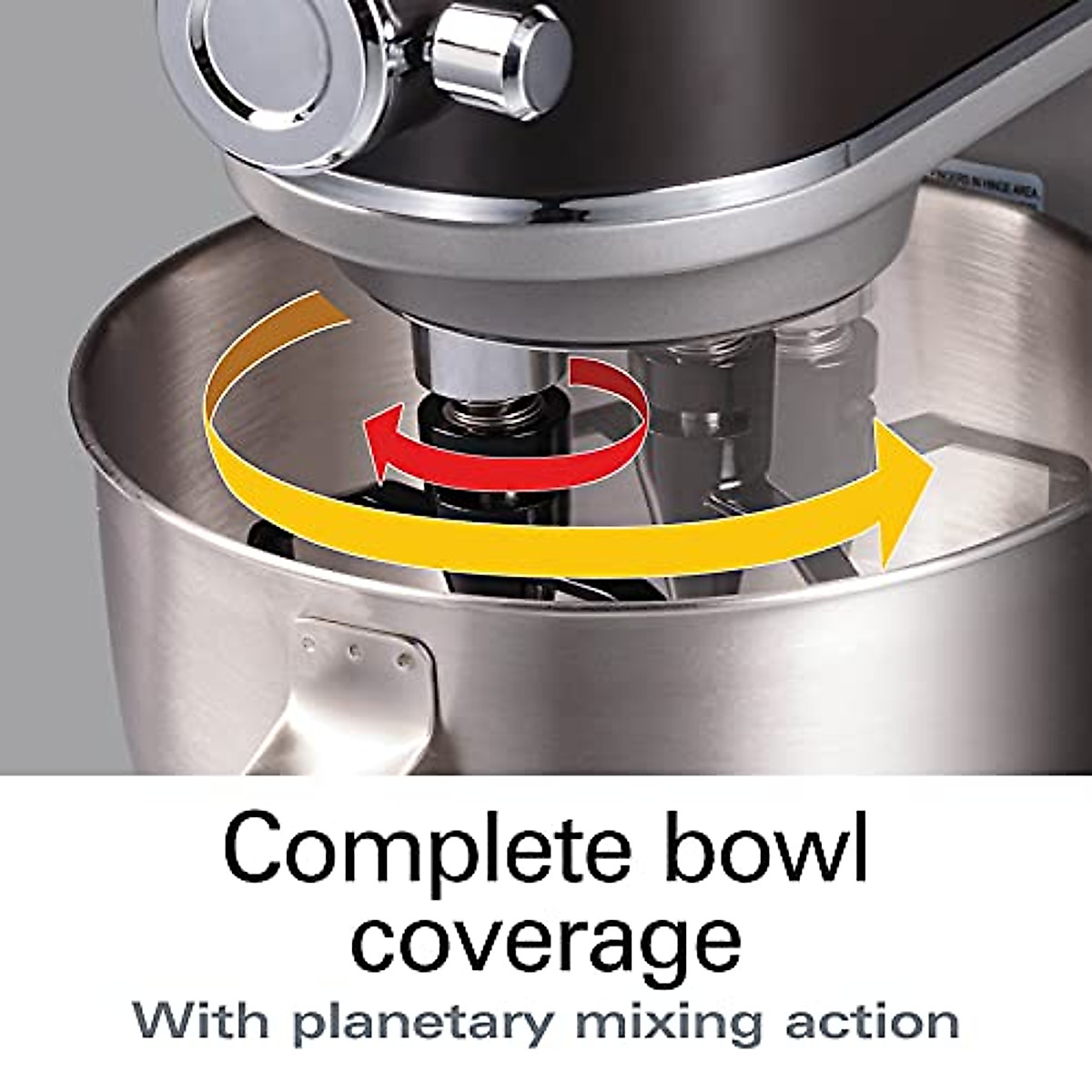 Hamilton Beach Professional All-Metal Stand Mixer with Specialty Attachment Hub, 5 Quart Bowl, 12 Speeds, Includes Flat Beater, Dough Hook, Whisk (63240)