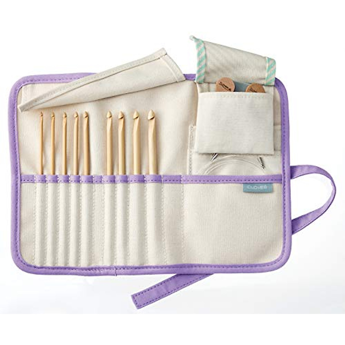 Clover Interchangeable Tunisian Crochet Hook "Takumi" Combo Set