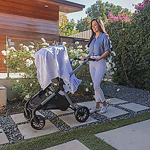 Comfy Cubs Muslin Swaddle Blankets Neutral Receiving Blanket Swaddling, Wrap for Boys and Girls, Baby Essentials, Registry & Gift (Grey)