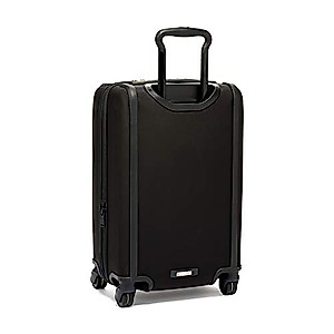 TUMI Alpha 3 International Dual Access 4-Wheeled Carry-On Luggage - With Built-In USB Port and Integrated TSA Lock - 22-Inch Rolling Suitcase for Men and Women - Black/Gold