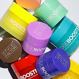 Edge Booster Style Factor Extra Strength Pomade for Thick Coarse Hair TRAVEL SIZE 0.85 Oz (Violet Crystal)