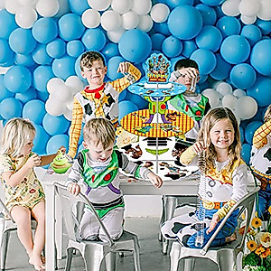 Gkszajo Cartoon Story Cupcake Stand-Toy Theme Birthday Decoration Baby Shower Party Supplies 3 Tier Cardboard