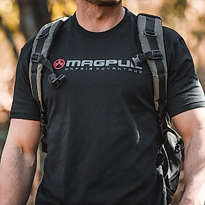 Magpul mens Crew Neck Short Sleeve T-shirt for Men Unfair Advantage Cotton T Shirt Black 3XL, Multi, 3X-Large US