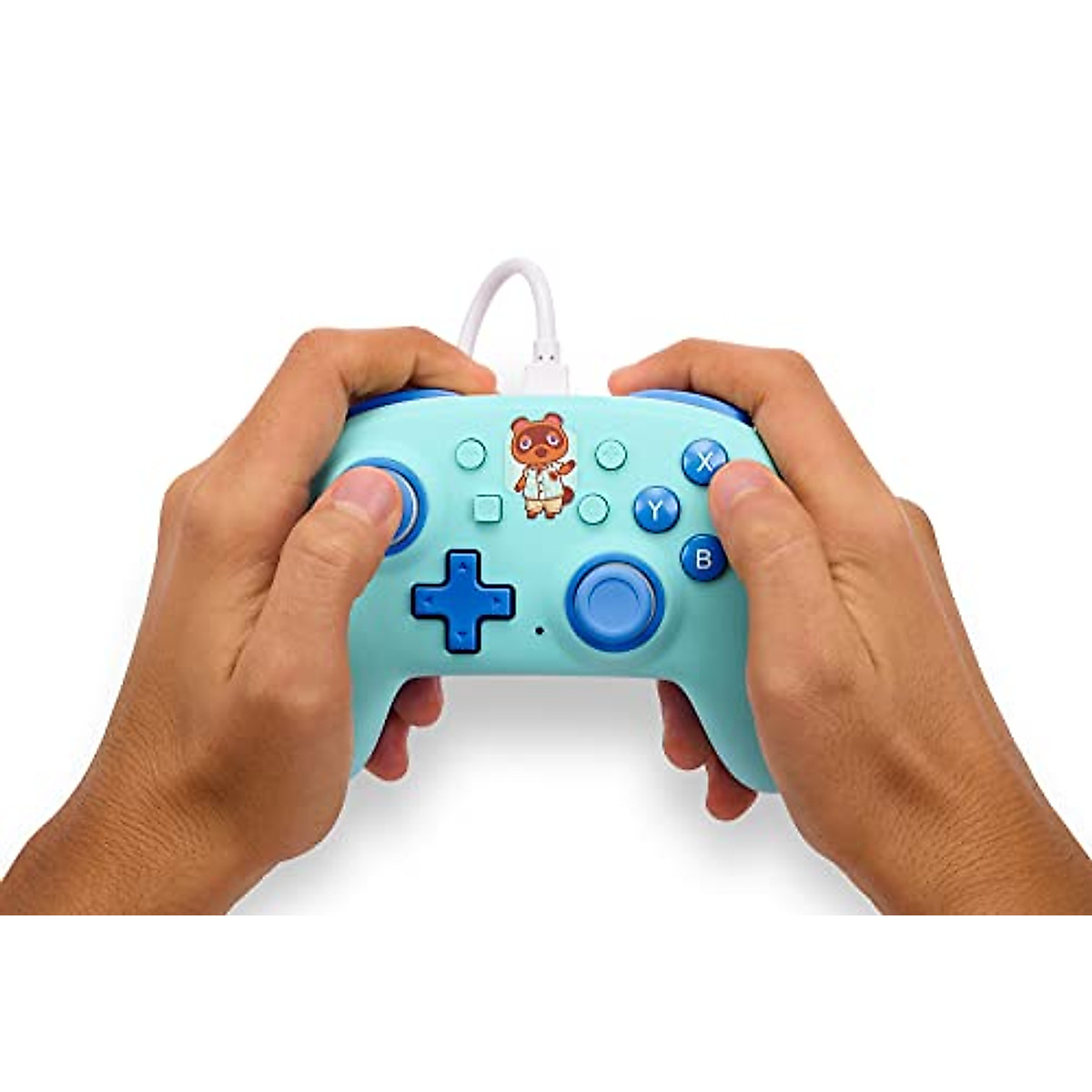 PowerA Nano Wired Controller for Nintendo Switch - Animal Crossing, Comfortable Ergonomics, Officially Licensed