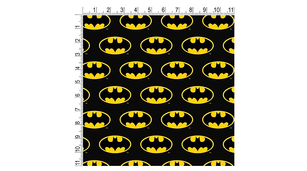 Batman Bat Shield Logo Gift Wrap - Premium & Officially Licensed
