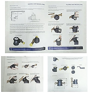 3/4" Master Meter FAM-34 Polymer Cold Water Meter USG Gallons Pulse Output