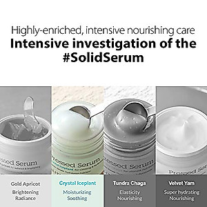 BLITHE Pressed Serum Crystal Iceplant Redness Relief Moisturizer - Hydrating Face Serum with Eucalyptus Extract, Korean Rosacea Moisturizer for Face & Oily Skin, Minimalist Kbeauty Skincare 0.74 Fl Oz