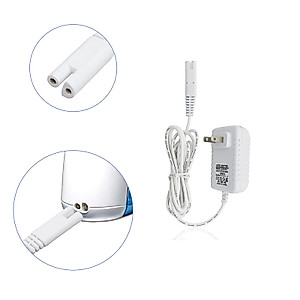 Charger Replacement for Waterpik Water Flosser WP360 WP462 WP450 Power Cord Wall Adapter, 5 FT Cable (Pls Check Model Before Buying)