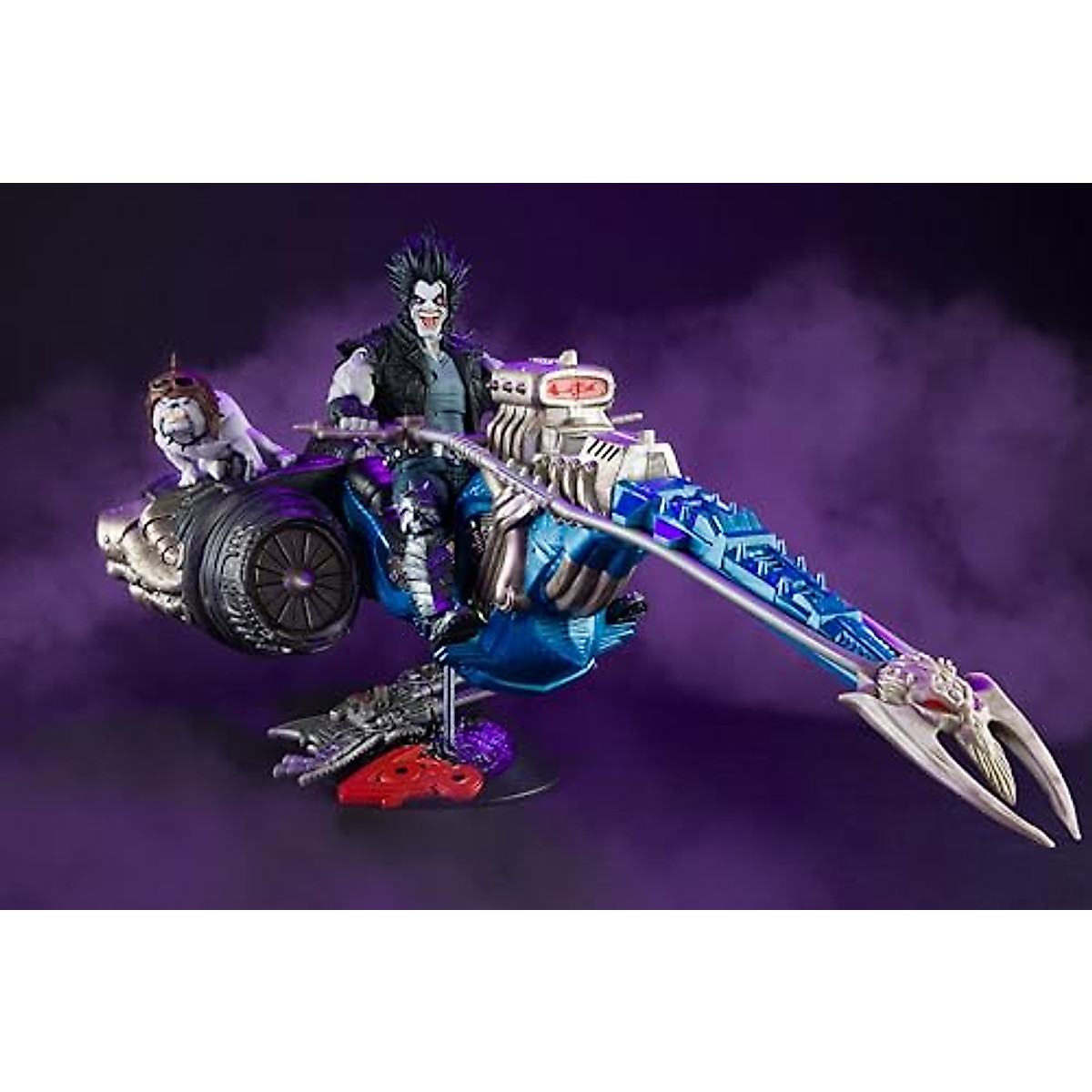 McFarlane Toys - DC Multiverse Lobo & Spacehog (Justice League of America) - 7in Scale Action Figure with Vehicle, Gold Label, Amazon Exclusive