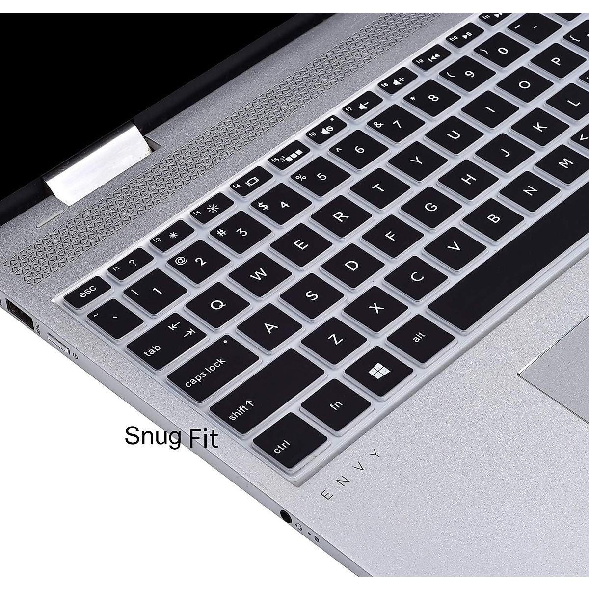 Keyboard Cover for HP 15.6 Laptop 15-dw 15-dy 15-ef 15-db/da/bs 15-bw/HP Envy x360 2-in-1 15.6 15-dy5033dx dy5073dx dy5399nr dy5599nr 15t-dw400/HP 17.3 Laptop 17-by/bs/ca 17-by4022wm by4025nr -Black