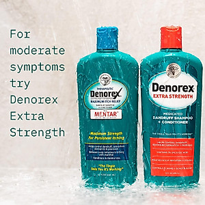 Denorex Dandruff Shampoo + Conditioner Maximum Itch Relief, 10 fl oz (Pack of 6)