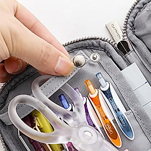 JFMncoZal Pencil case, Corduroy Pencil case, Large Capacity Simple Stationery Bag for Students Green