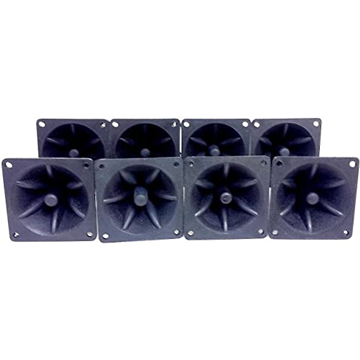 Nippon America 4 Pair of 3.25" x 3.25" Piezo Tweeter Element DJ Speaker Car Audio Square Single Super Horn NTX-1004PZ