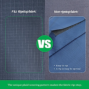 F&J Outdoors Waterproof UV Resistant Heavy Duty 2 Seater Patio Loveseat Cover, Grey, 58"Wx35"Dx35"H