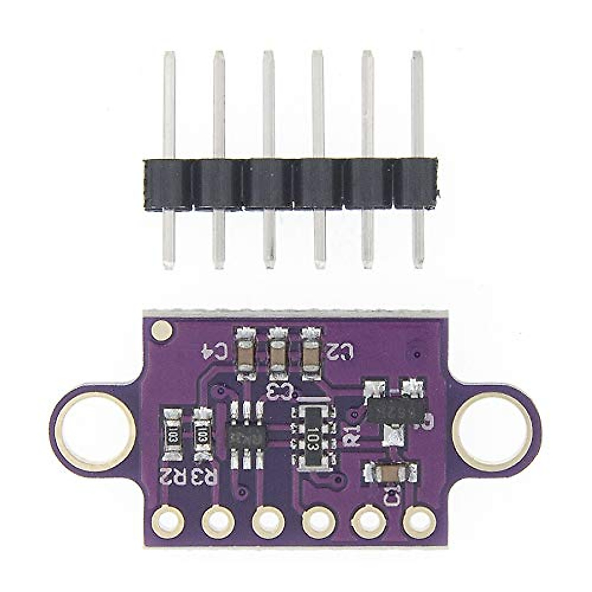 ACEIRMC 2pcs VL53L0X Time-of-Flight (ToF) Laser Ranging Sensor Breakout 940nm GY-VL53L0XV2 Laser Distance Module I2C IIC (Purple)