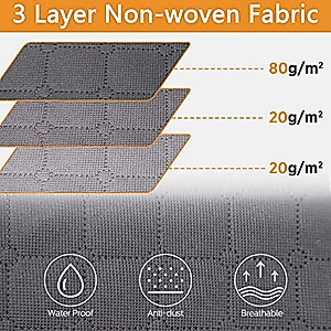 12 Pack 90L Large Storage Bags for Clothes Foldable Closet Organizers Clothes Storage Bins with Clear Window and Reinforced Handles for Comforters, Blankets, Bedding