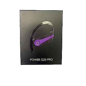 Donerton Wireless Earbud, Chipset 5.1 Sport Headphones with Charging Case, 10Hours Single Playtime Earhooks Headset, Wireless Earphone 6D Stereo HiFi Sound Noise Cancelling for Working/Travel/Gym