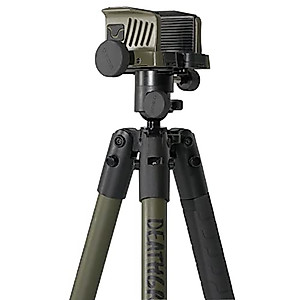 BOG DeathGrip Infinite Aluminum Tripod with Heavy Duty Construction, 360 Degree Ball Head, Quick-Release Arca-Swiss Mount System, and Optics Plate for Hunting, Shooting, Glassing, and Outdoors