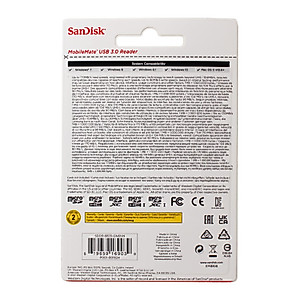 SanDisk MobileMate USB 3.0 microSD Card Reader- SDDR-B531-GN6NN