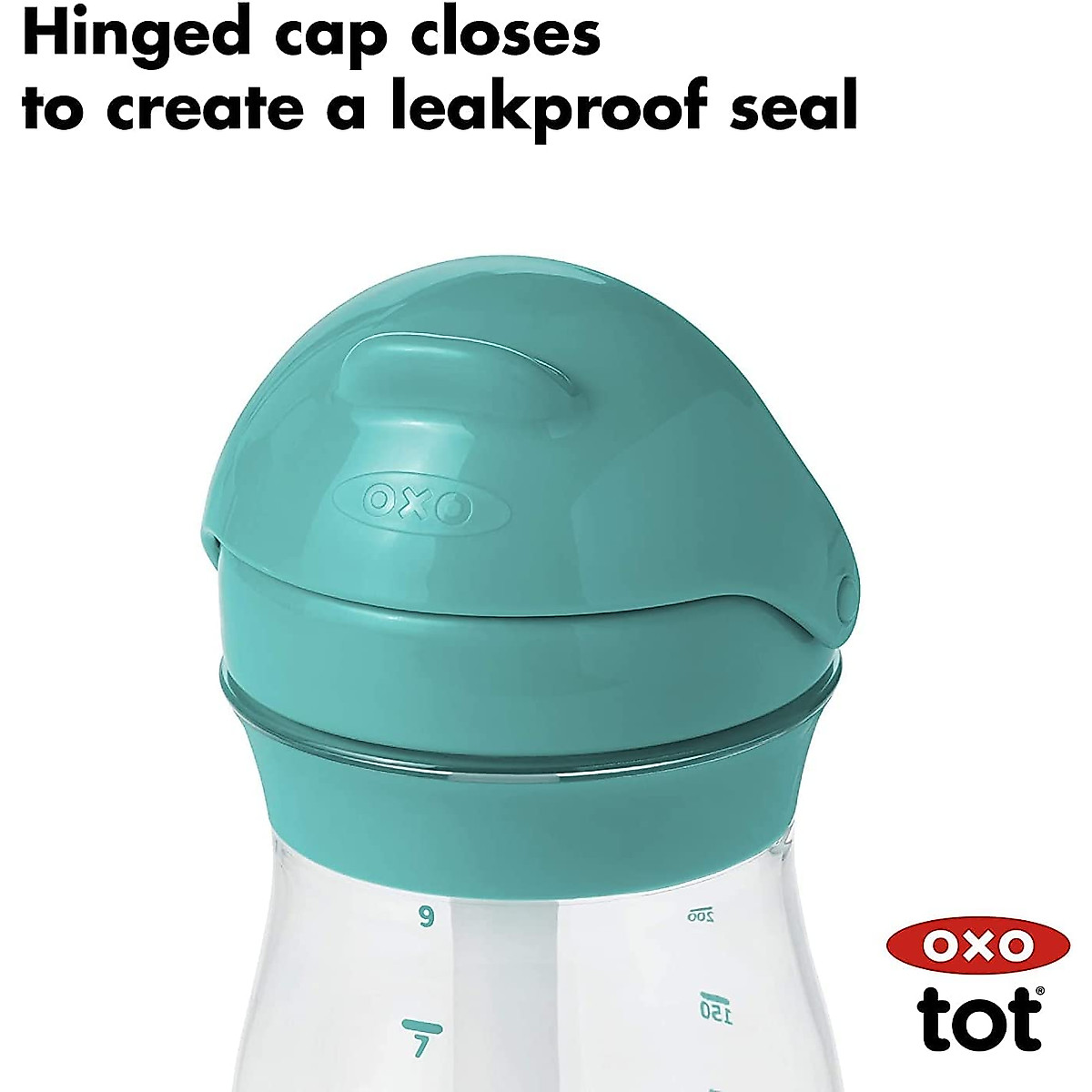 OXO Tot Transitions Straw Cup, 9 oz, Teal, Pack of 1