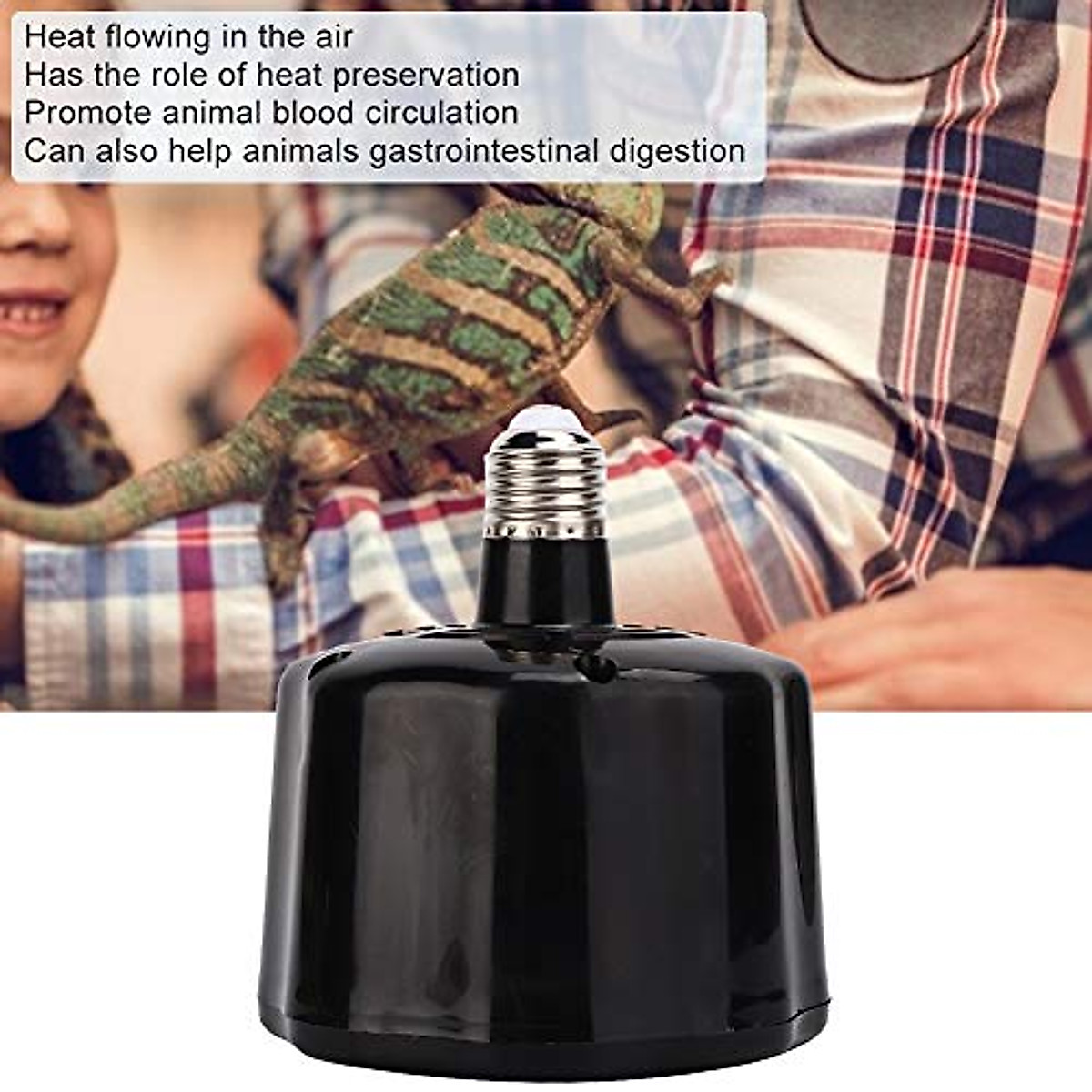 Zerodis Heating Light Warm Machine, Poultry and Livestock Household Planting Animal Gathering Warmth Lamp, Thermostat Equipment Warming Tool for Crawler Reptile