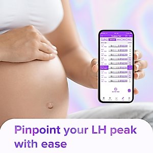 Premom Quantitative Ovulation Predictor Kit：40 Ovulation Tests + 10 Pregnancy Tests - Advanced Ovulation Test Strips Combo 40LH+10HCG Test