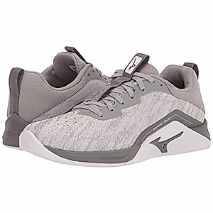 Mizuno TS-01 Women's Cross Trainer, Grey-White, 6.5