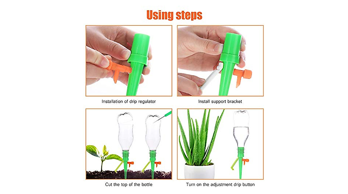 Hengwei Plant Waterer Spikes - Automatic Self-Watering System for ...