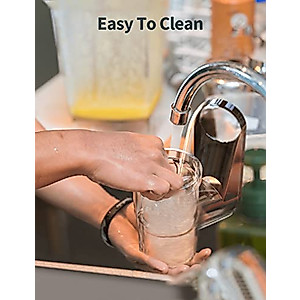 Kalado Slow Juicer Machines Vegetable and Fruit, 3”Extra Large Chute with Quiet Motor & Reverse Function, Cold Press Juicer 200W Power, BPA-Free & 2 Heat-Resistant Glasses in Jet Black