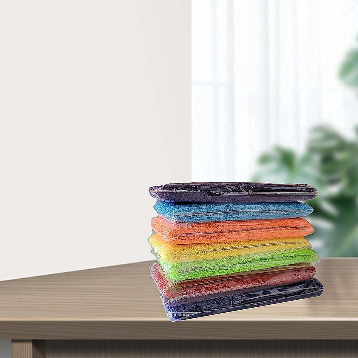 HLCM Cotton Sports Headband - 7 Colorful Sports Sweatbands, Men's Non-Slip Sweat Headbands, Girls' Yoga Headbands, Non-Slip Headbands for Running, Fitness, Gym Exercises