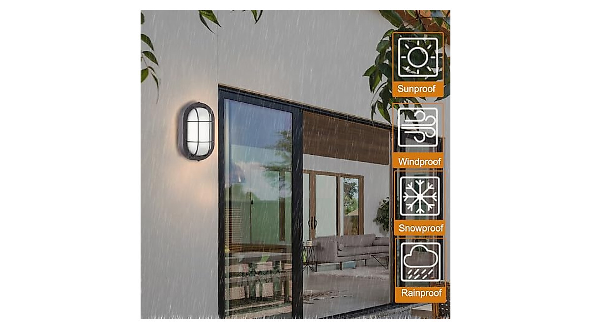 Gruenlich LED Bulkhead Light - Dimmable & Waterproof