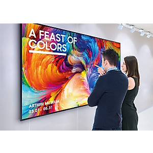 Samsung Business QM43R 43 inch 4K UHD 3840x2160 24/7 Commercial Signage LED Display for Business, HDMI, Wi-Fi, and 3-Year WRNTY, 500 nit (LH43QMREBGCXZA) Black