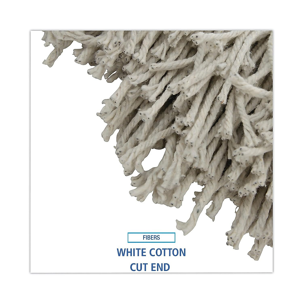 Boardwalk 232C Mop Head, Premium Standard Head, Cotton Fiber, 32oz, White, 12/carton