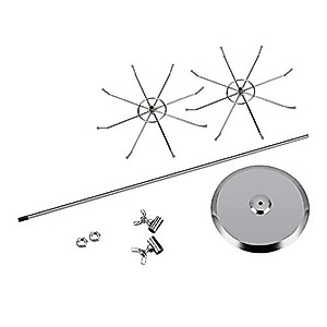 Polmart Medium Duty Two Tier Counter Top Spinner Display Stand