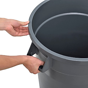 Global Industrial Trash Container, Garbage Can - 20 Gallon