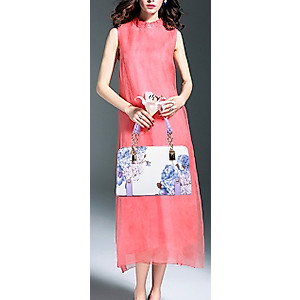 Zzfab Purple Floral Purse