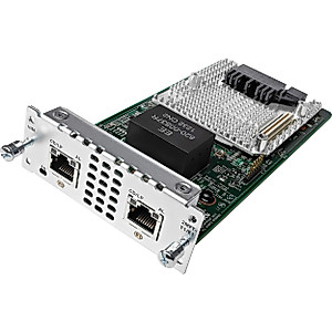 Cisco NIM-2MFT-T1/E1= Fourth-Generation Multi-Flex Trunk Voice/Clear-Channel Data T1/E1 - Expansion Module (Renewed)