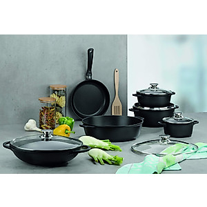 Kela "Kerros Serving Pan, Cast Aluminium, Black, 24 cm