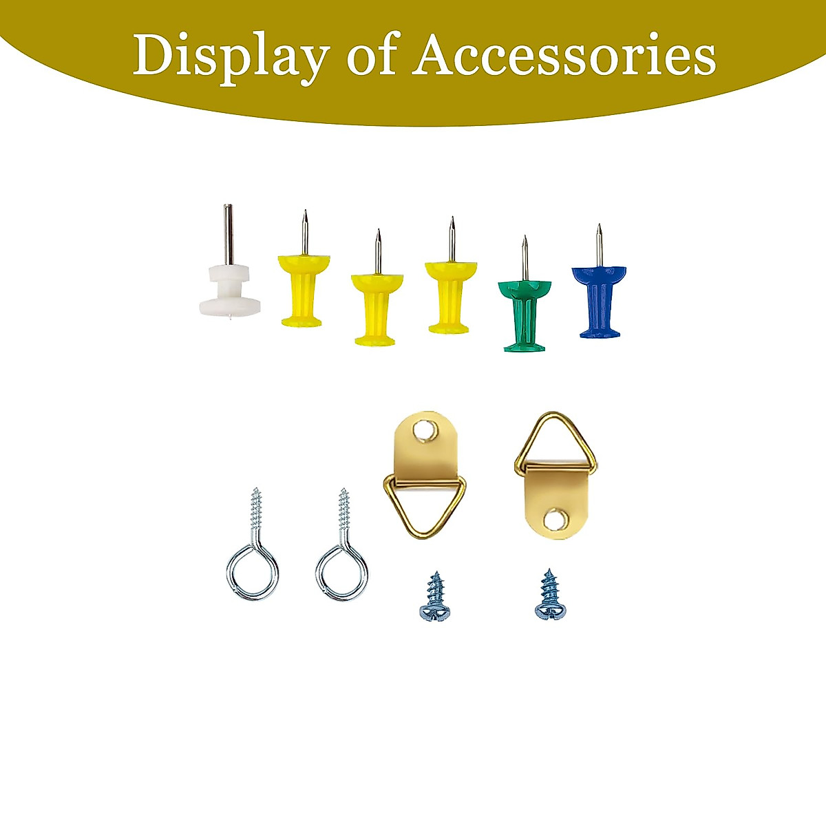 Cork Board Bulletin Board, 15.7"X 12" pin Boards for Walls, Oak Wood Finish Frame, Wall Mounted Cork Board for Office Home and School(Pins, Eye Bolts, gaskets, Screws)